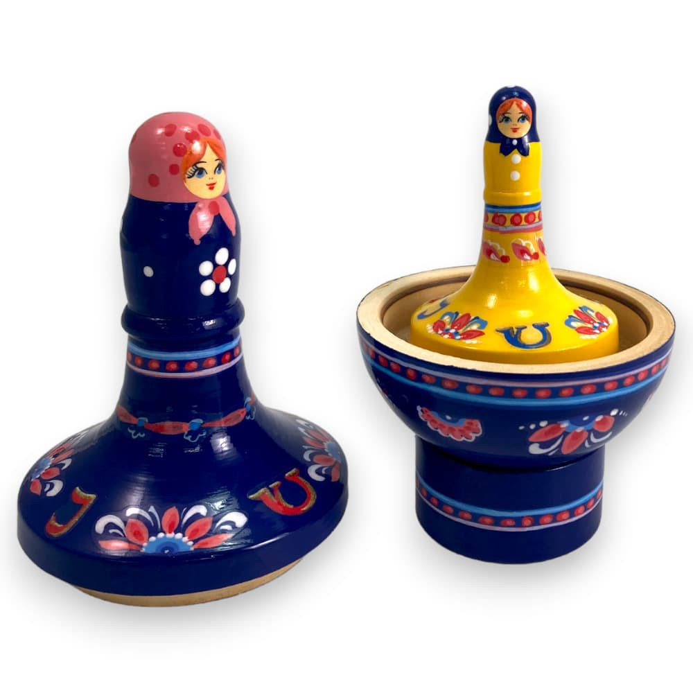 3-Piece Hand-Painted Nesting Dreidels