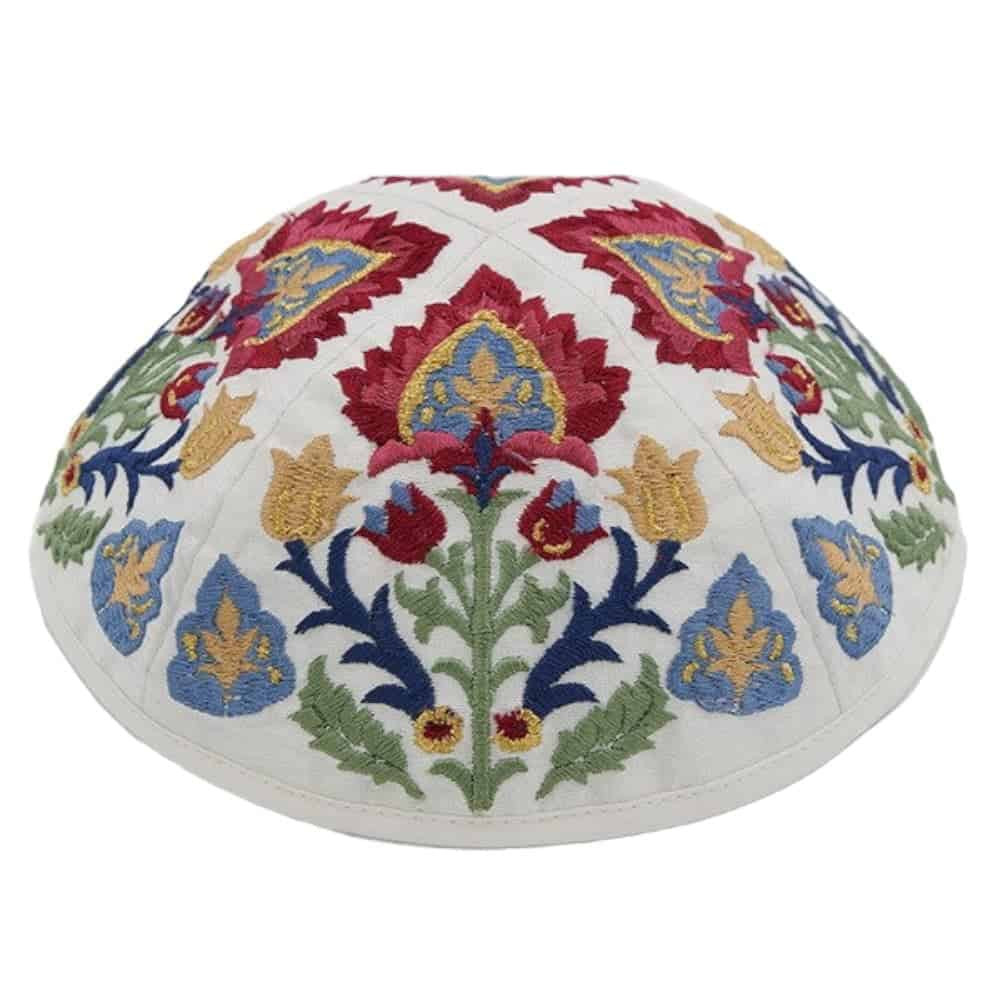 Multi-Colored Embroidered Patterned Talis Set