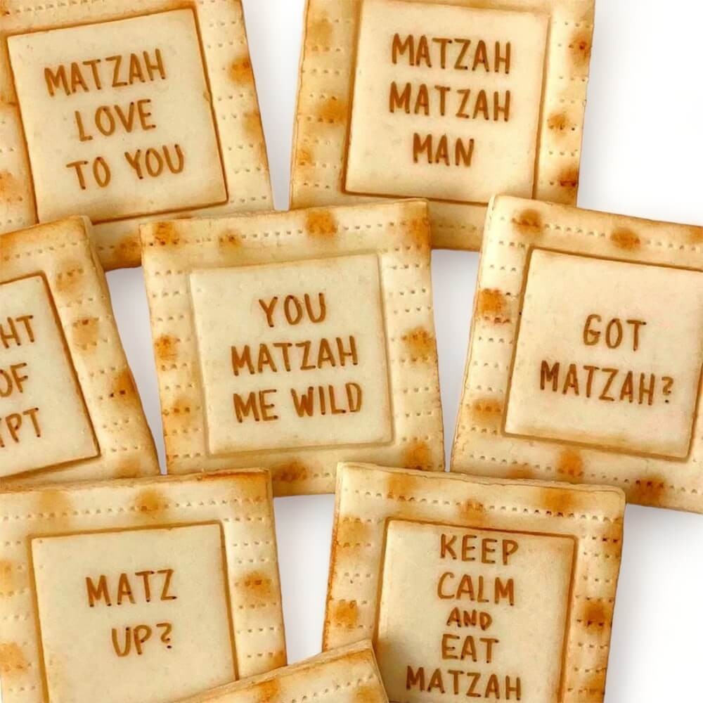Marzipan Passover Matzah Conversation Squares By Marzipops