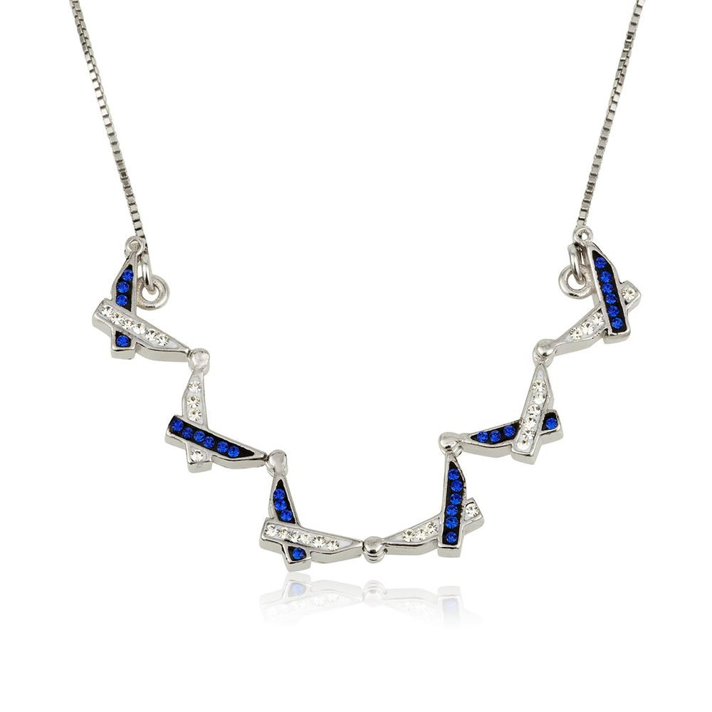 Sterling Silver Convertible Jewish Star Necklace