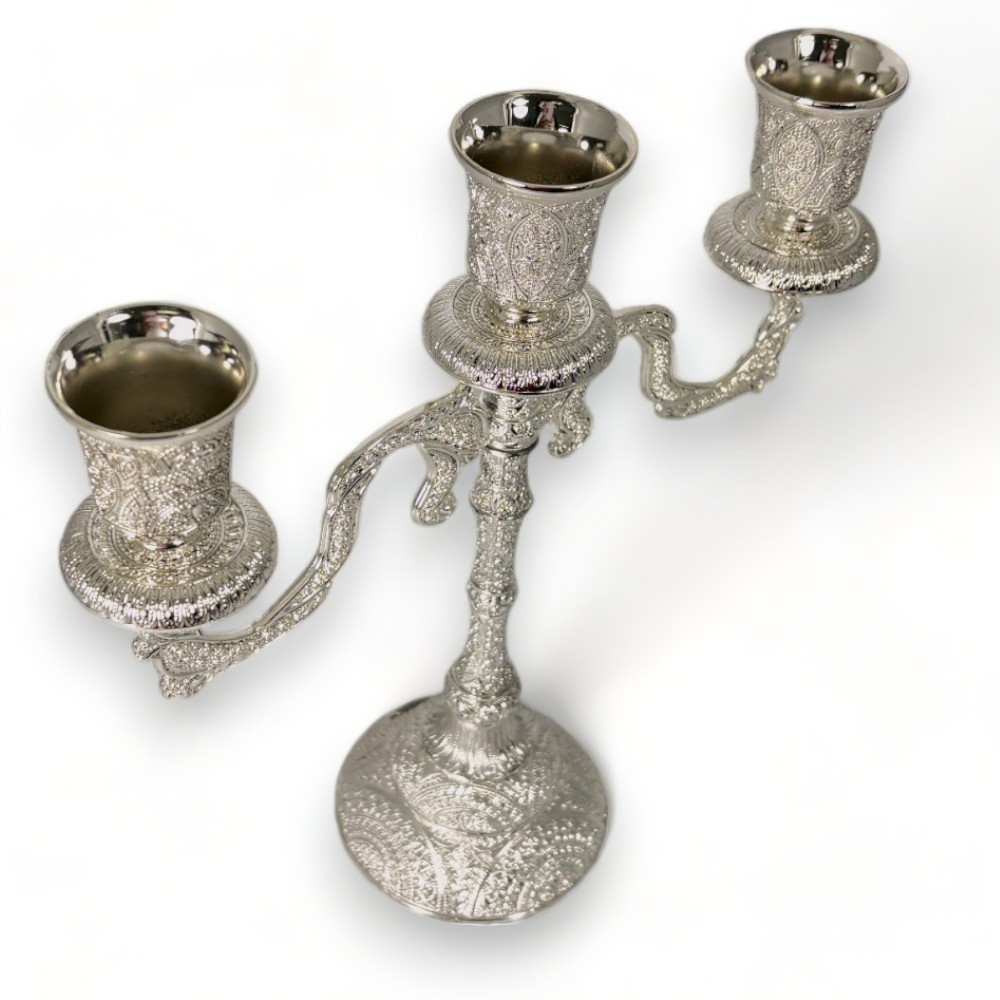 3 Branch Filigree Candelabra