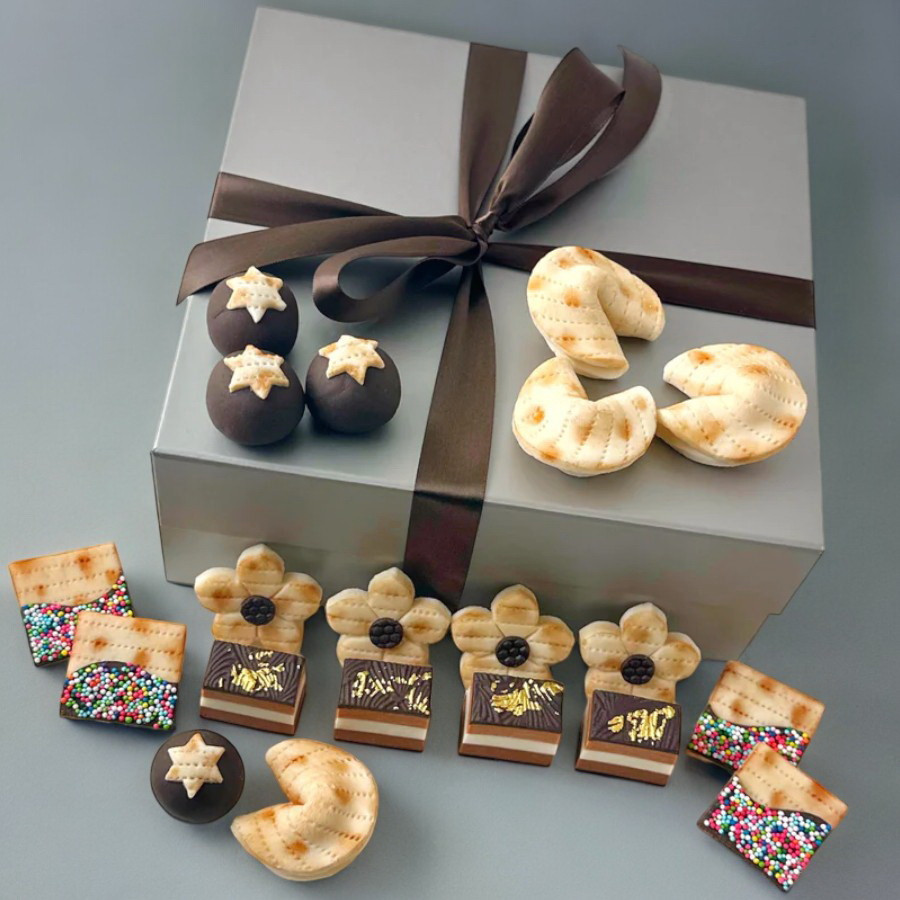 Elegant Passover Marzipan Gift Box - Marzipops