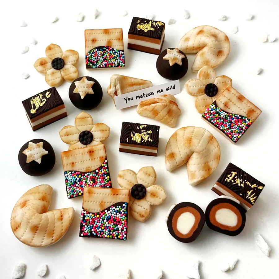 Elegant Passover Marzipan Gift Box - Marzipops