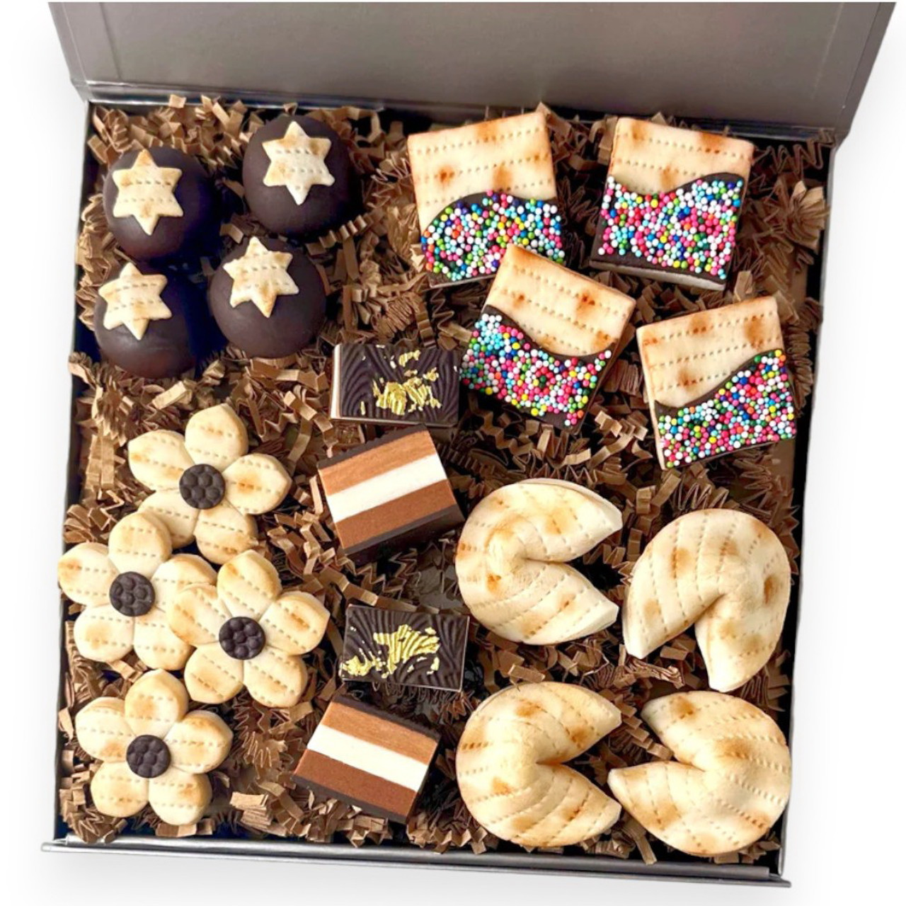 Elegant Passover Marzipan Gift Box - Marzipops