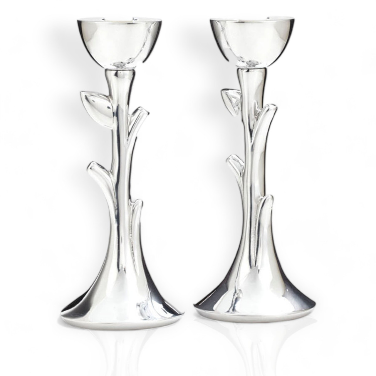 Nambe Tree Of Life Shabbat Candlesticks