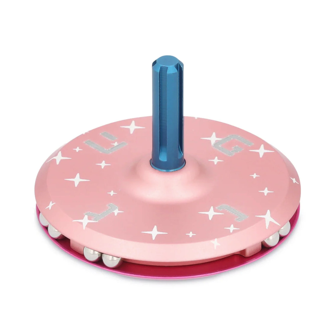 Modern Light Pink Double Layer Dreidel - Akilov Judaica