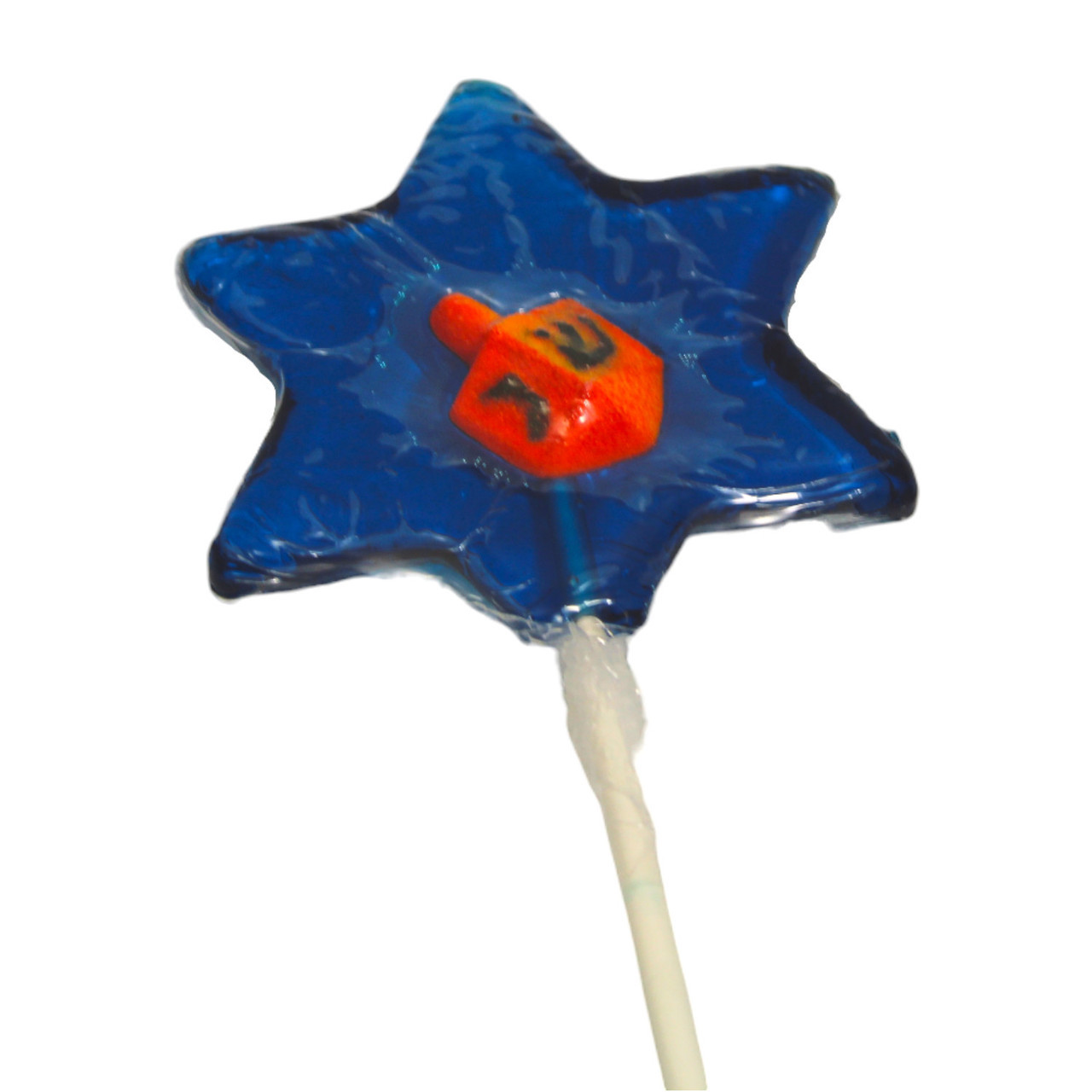 Hanukkah Dreidel Stars Candy Lollipops