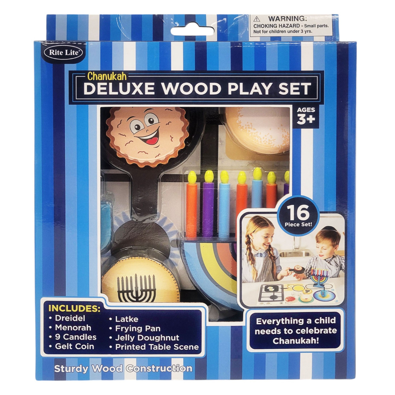 Deluxe Chanukah Wooden Play Set