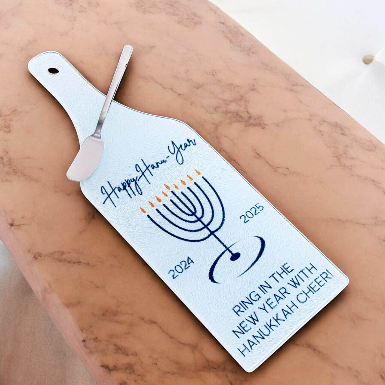 Happy Hanu-Year Glass Serving Tray 2024-2025