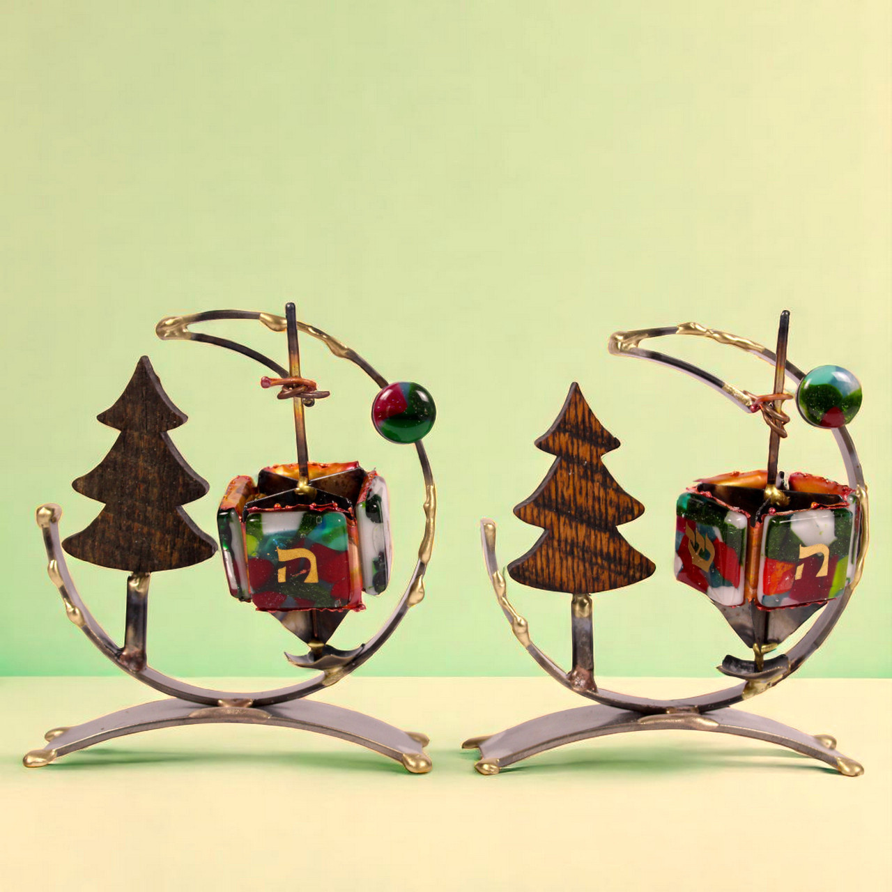 When Holidays Combine Interfaith Dreidel Sculpture