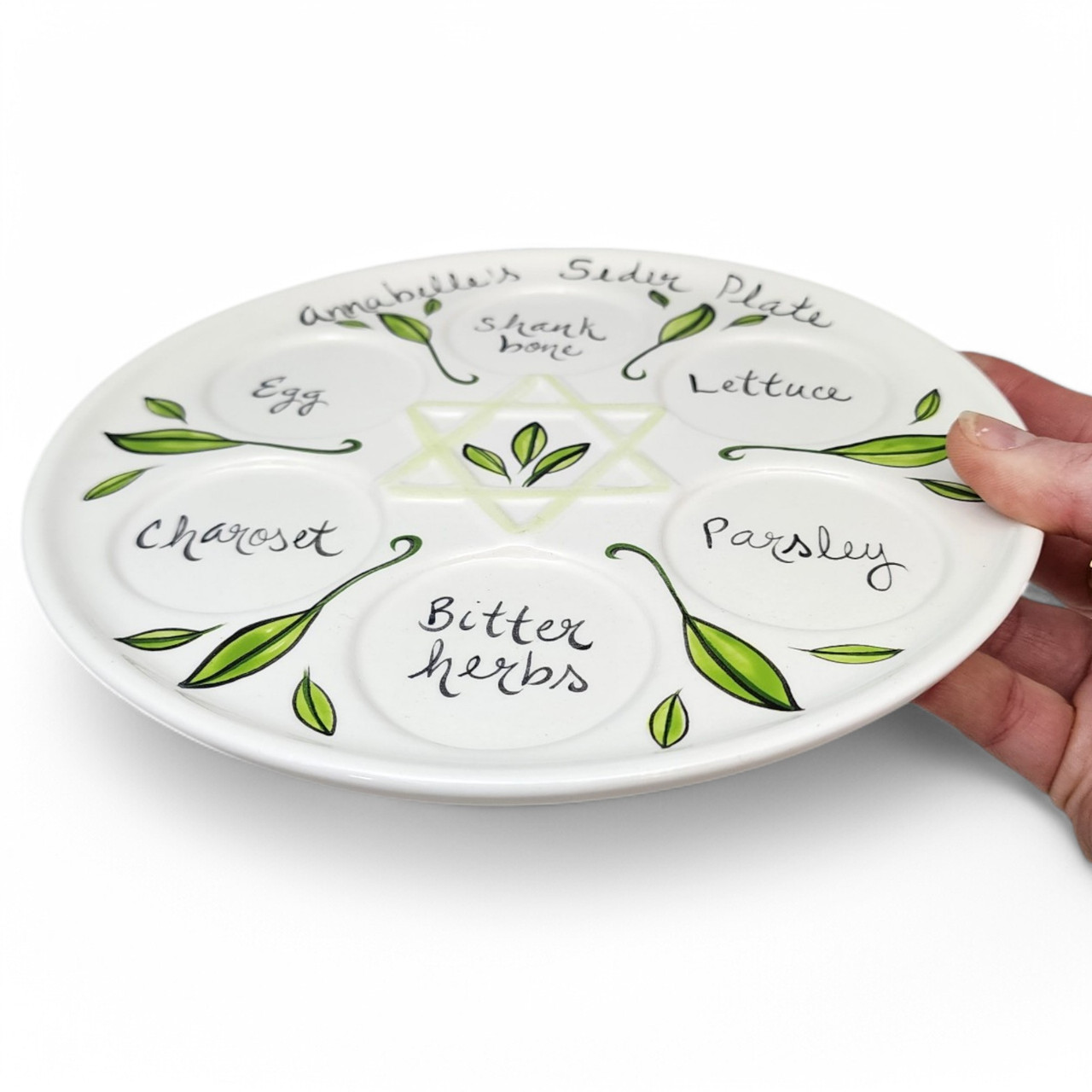 Personalized Passover Seder Plate