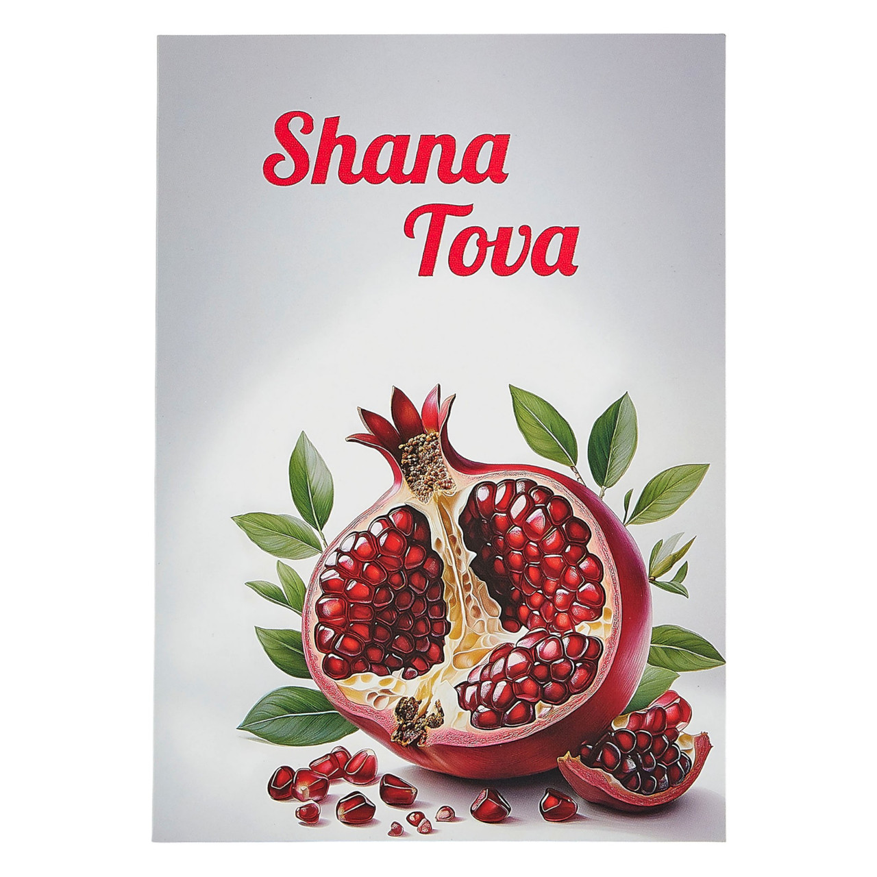 Set Of 6 Pomegranate Shana Tova Greeting Cards