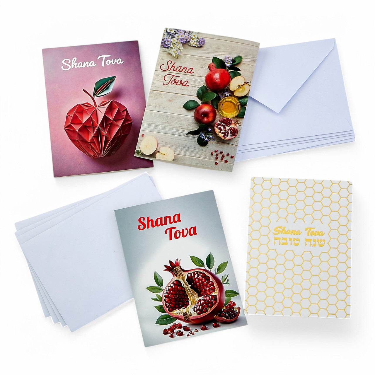 10-Pack Rosh Hashanah Greeting Cards