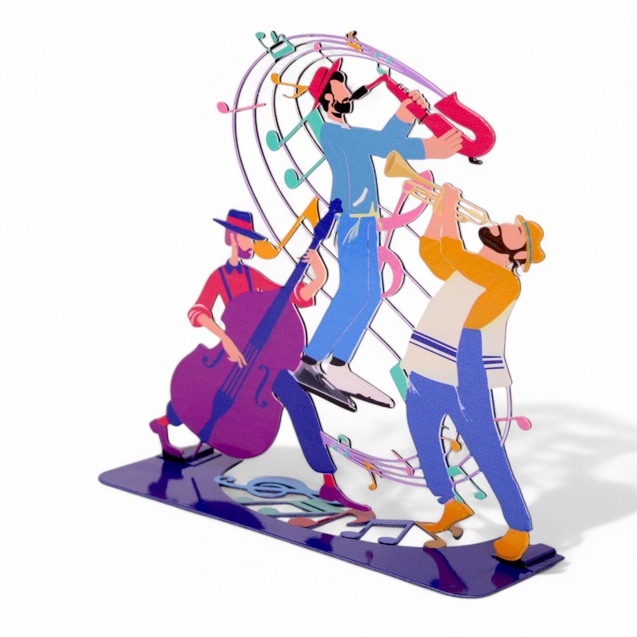 Musical Klezmer Band Laser Cut Sculpture