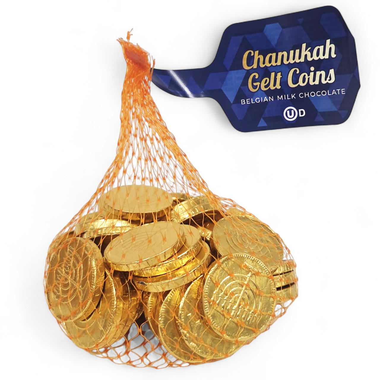 50 Piece Belgian Chocolate Golden Gelt Coins