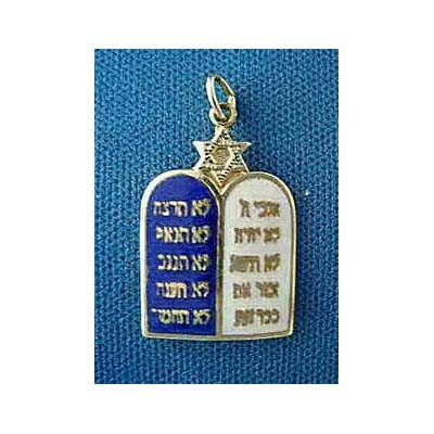 14k Gold Ten Commandments