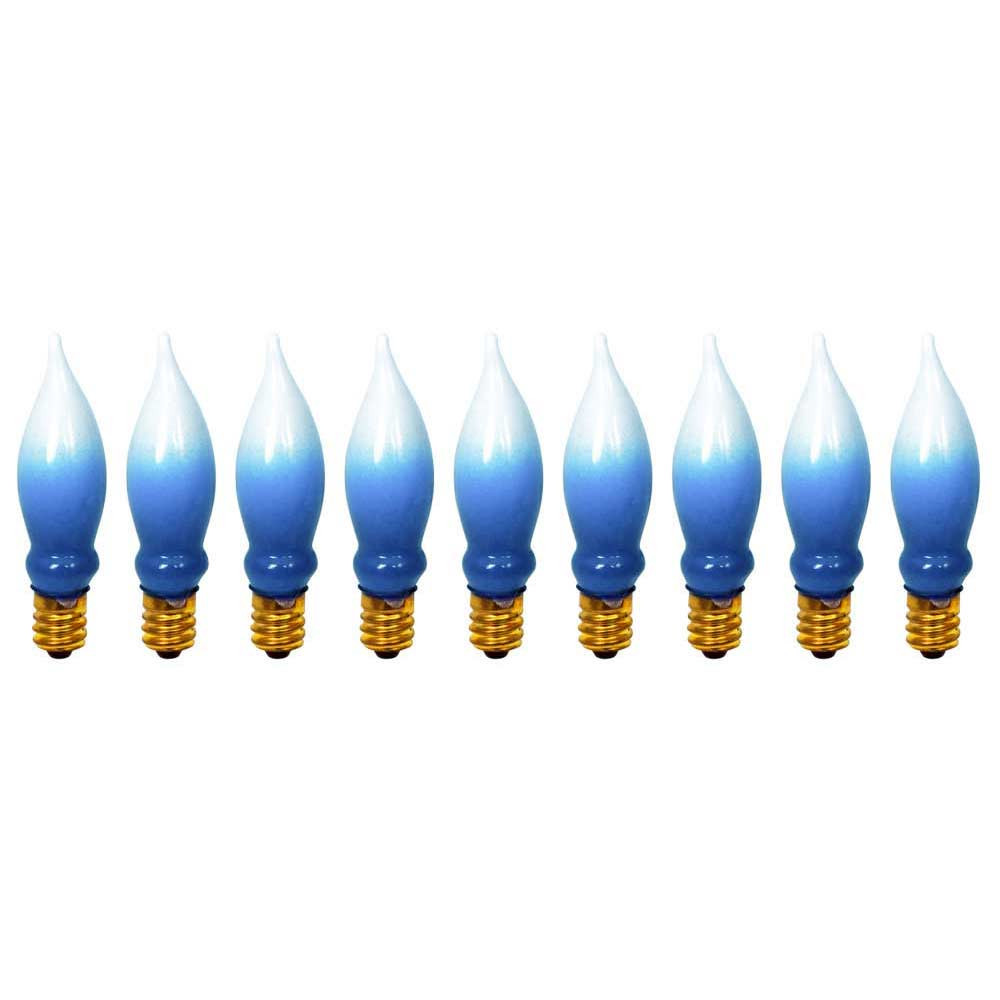 Blue And White Electric Menorah Bulbs|Hanukkah Gifts