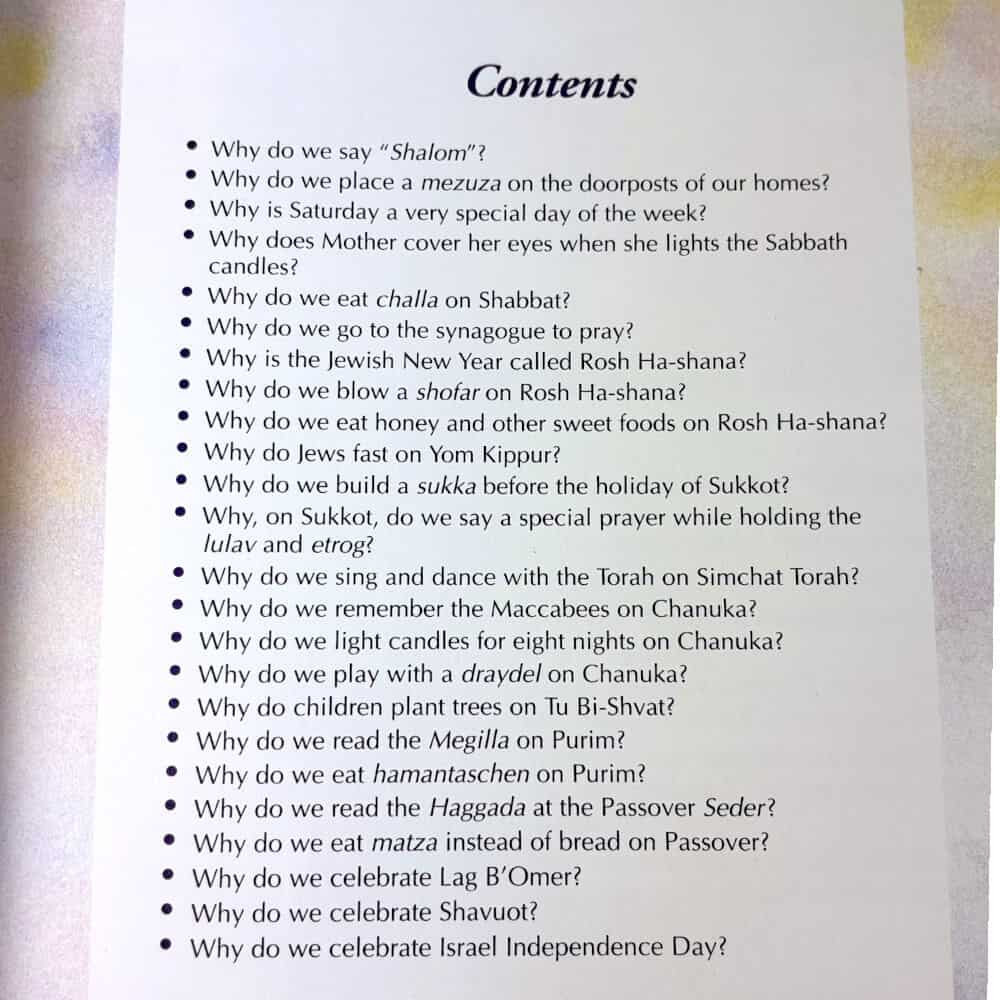 The Jewish Child's First Book Of Why