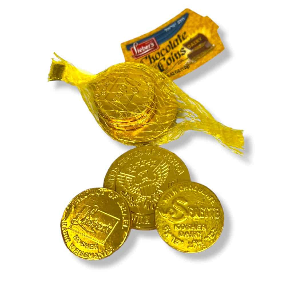 Hanukkah Milk Chocolate Gelt By The Box