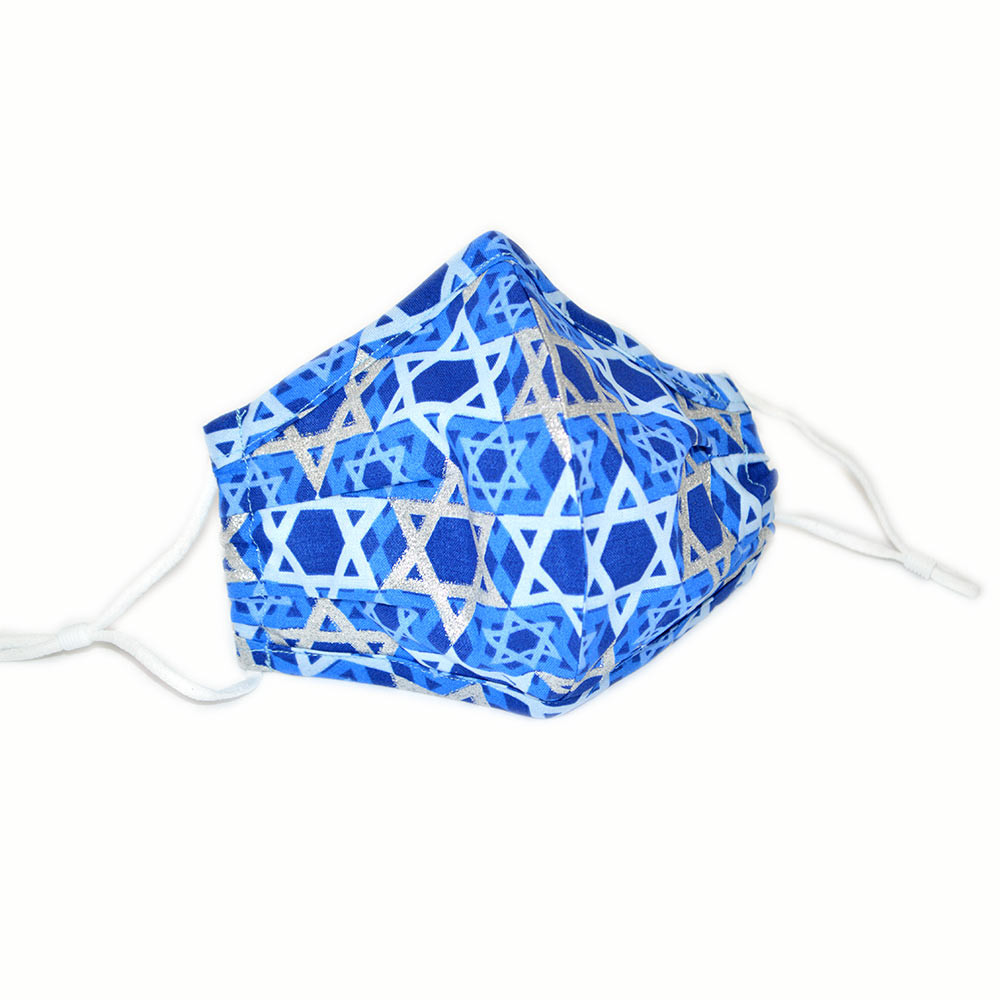 Jewish Face Coverings - Premium 3D Jewish Stars Face Mask