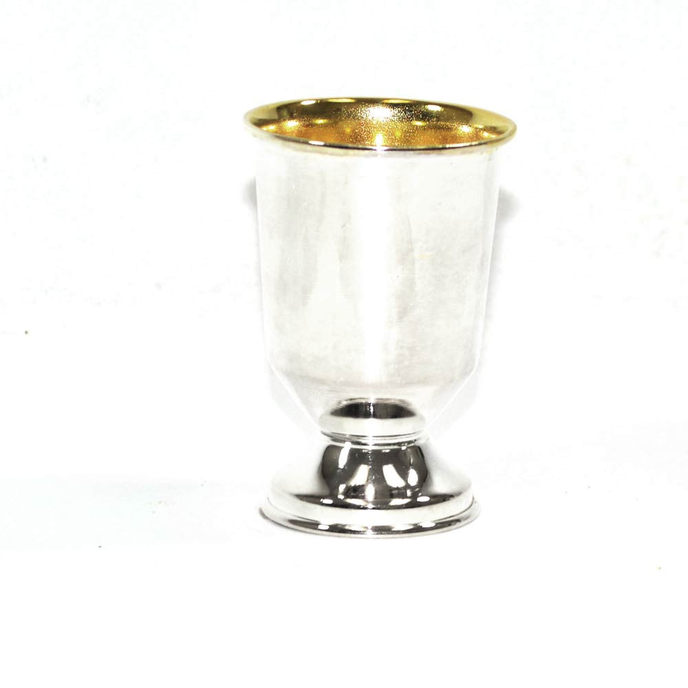 Small Sterling Silver Kiddush Cup - Made In Israel