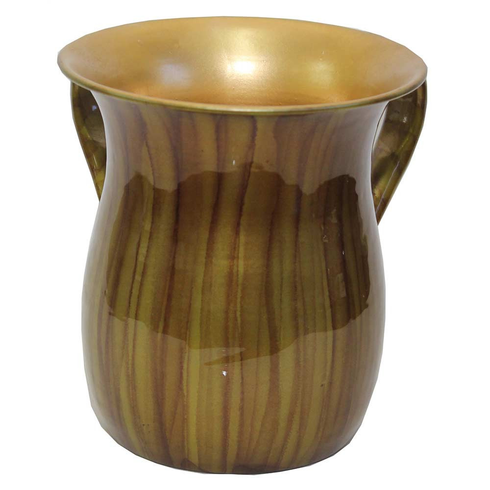 Distressed Gold Hand Washing Cup