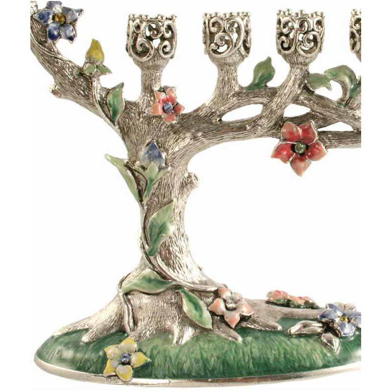 Menorah Judaica - Bonsai Tree Hanukah Menorah