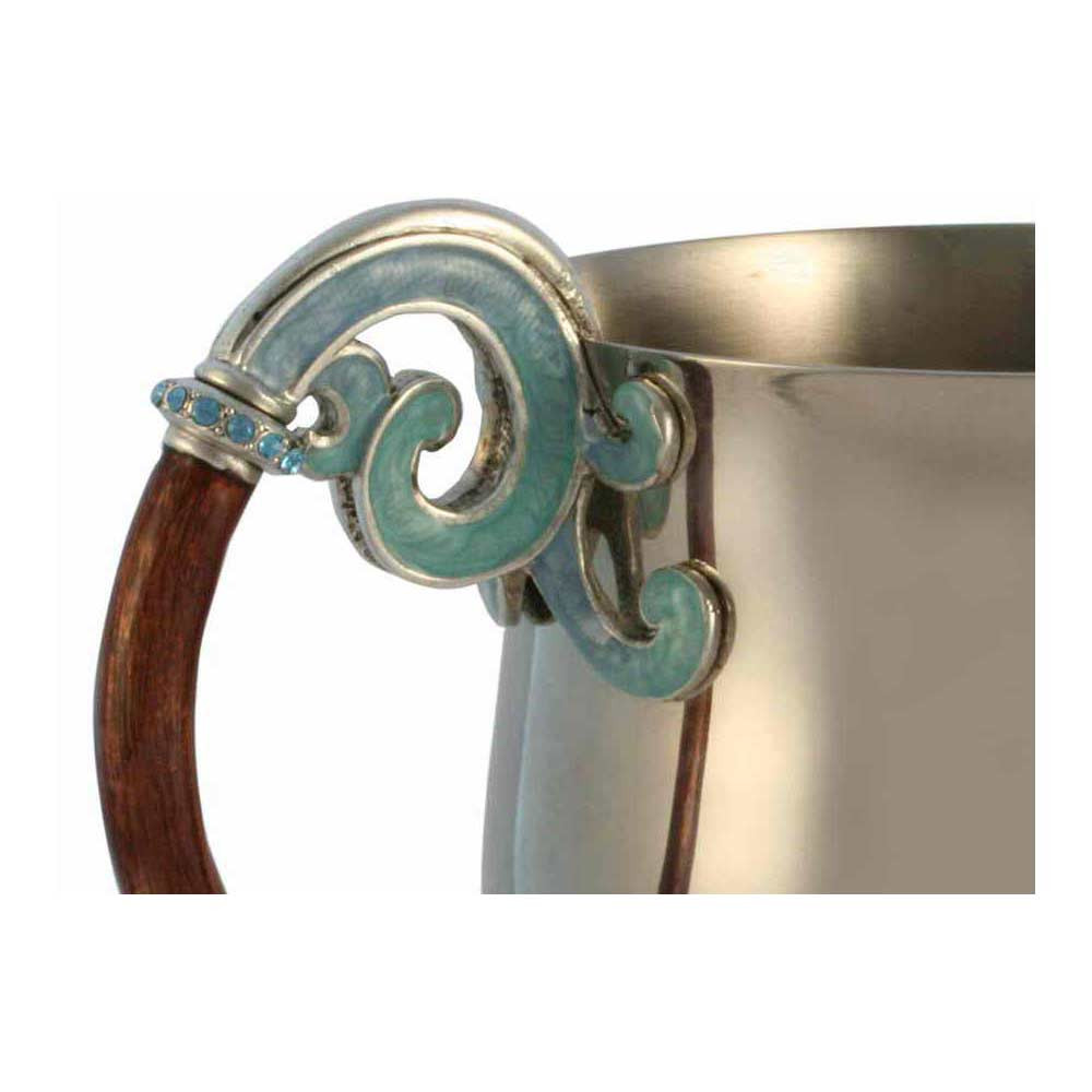 Hand Painted Metal Washing Cup