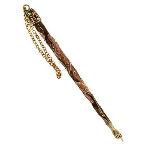 Whimsical Brown Swirls Yad|Judaica|Quest Gifts