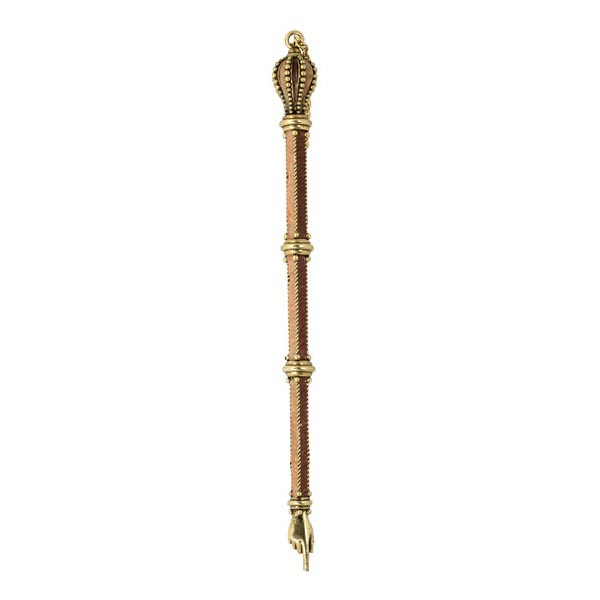 Wine/Peach Royal Beaded Yad|Judaica|Quest Gifts