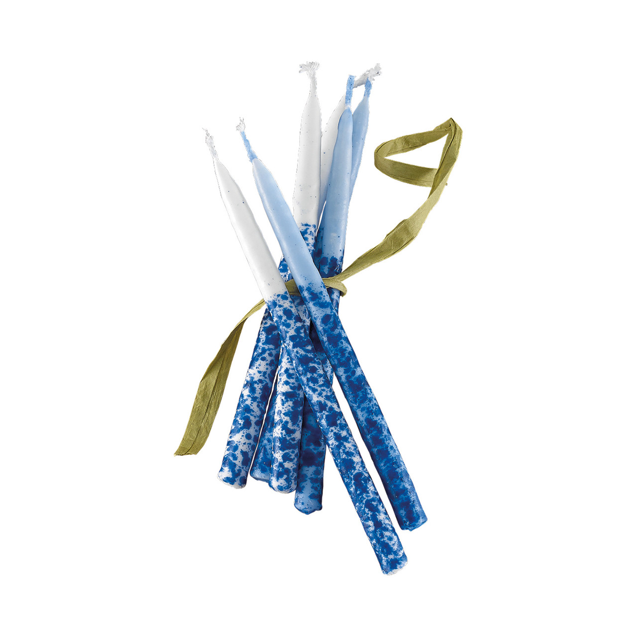 Jewish GIFTS | Menorah Candles | Blue and White Premium Menorah Candles