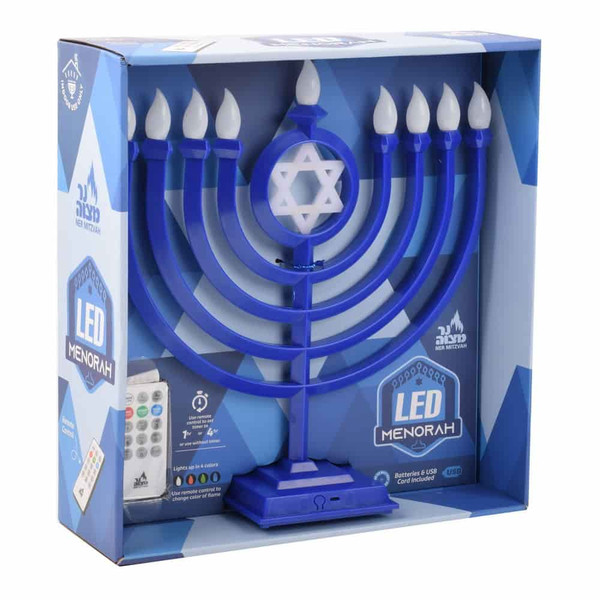 Classical Color-Changing Led Battery Menorah