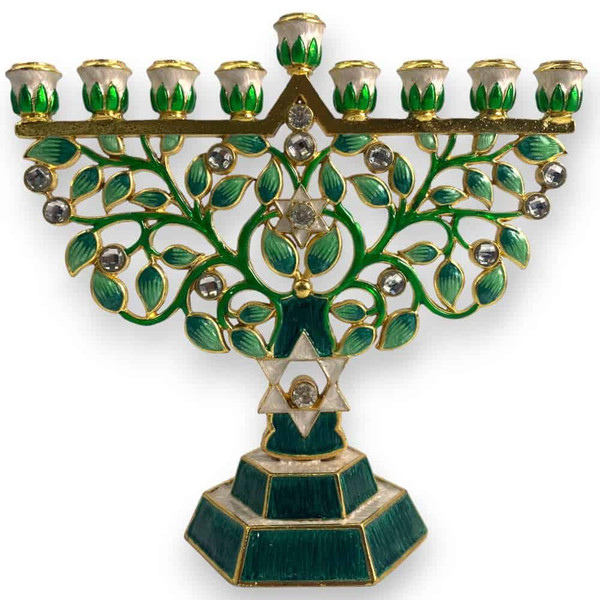 Etz Chaim Gemstone Menorah