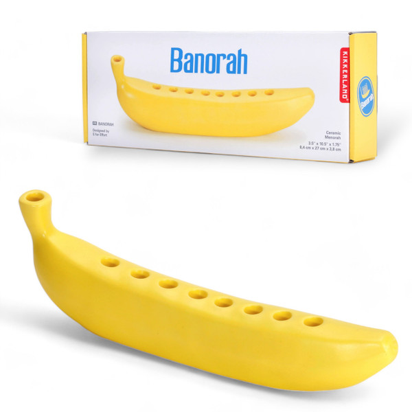 Funny Punny Banana Hanukkah "Banorah"
