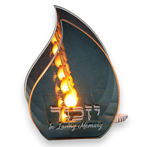 LED Infinity Flame Memorial Light