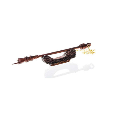 Hand Carved Ebony Wood Yad And Stand