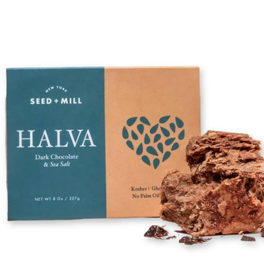 Seed + Mill Sea Salt With Dark Chocolate Halva