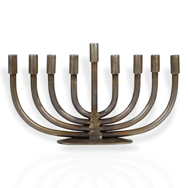 Wrought Iron Hanukkah Menorah