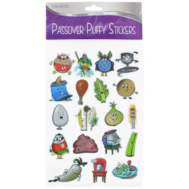 Kid's Puffy Passover Stickers