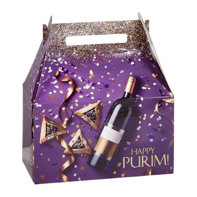 Large Happy Purim Gift Box