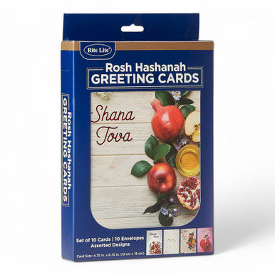 10-Pack Rosh Hashanah Greeting Cards