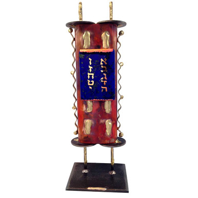 Gary Rosenthal 15" Large Display Torah Sculpture Jewish Gift Idea