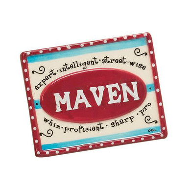 Maven Hand Painted Ceramic Magnet