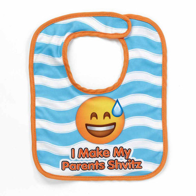 Jewish Baby Gifts | Shvitz Emoji Bib