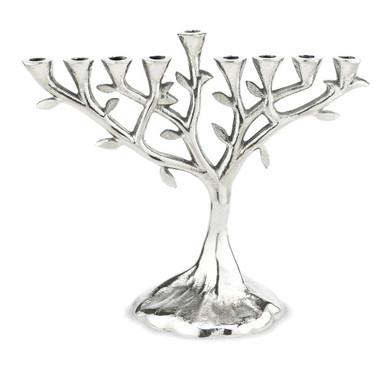 Aluminum Tree Of Life Menorah