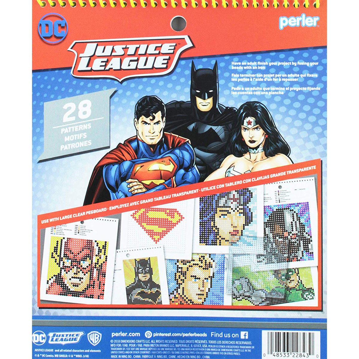 Perler DC Justice League Perler Bead Pattern Pad Vol. 1