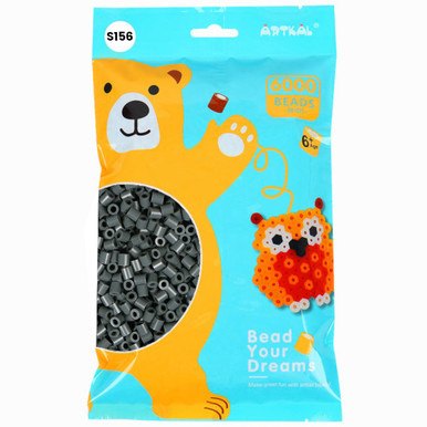 Artkal S156 Steel Grey Fuse Beads (6000 pcs)