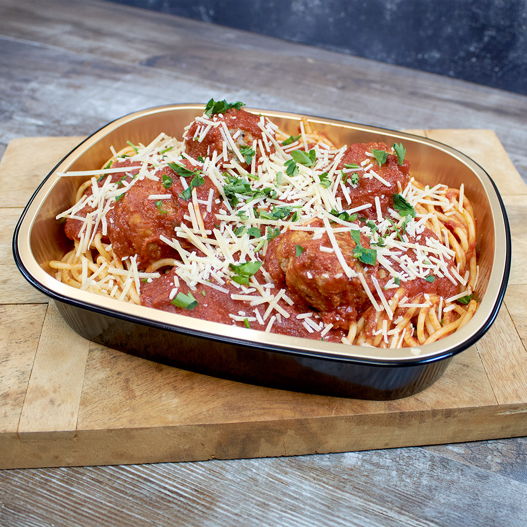 Spaghetti & Meatballs Entree for 2 - Sam's Italian Deli & Market