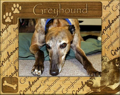 Personalized frame - Greyhound