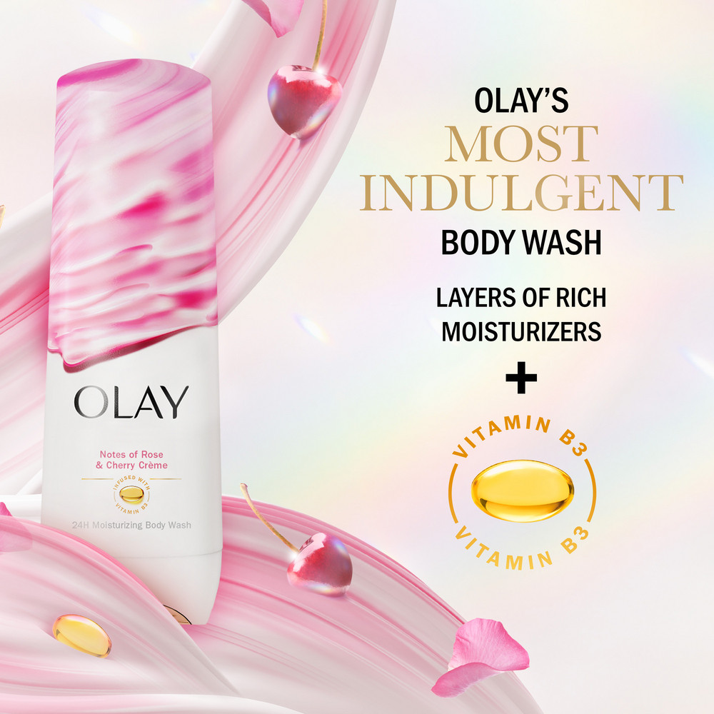 Olay Indulgent Moisture Body Wash Infused with Vitamin B3, 20 fl oz ...